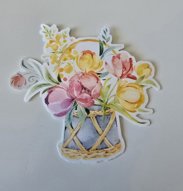 Flower Pot sticker - Simply Pretty